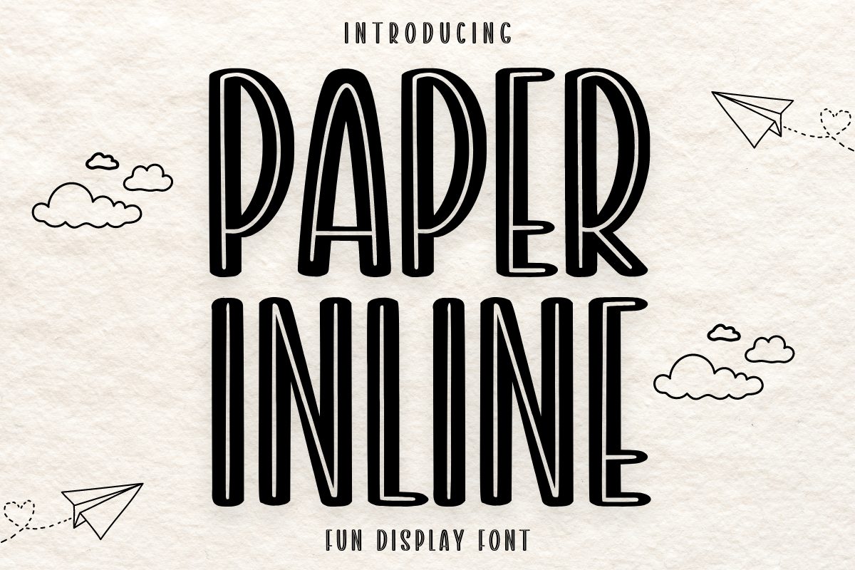 Paper Inline Display Font | by Graceglimmer | Apr, 2024 | Medium
