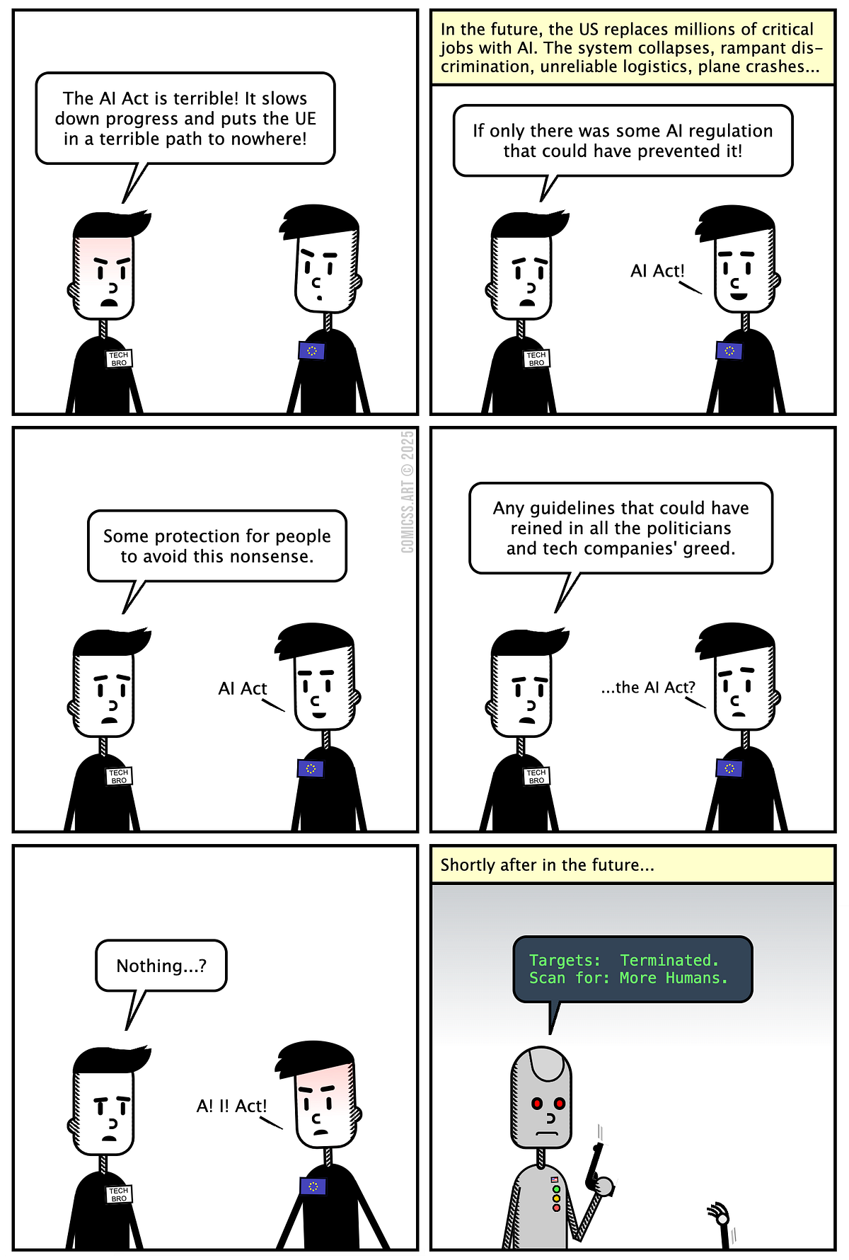 AI Act. comiCSS cartoon for February 17, 2025 | by Alvaro Montoro | comi_CSS | Medium