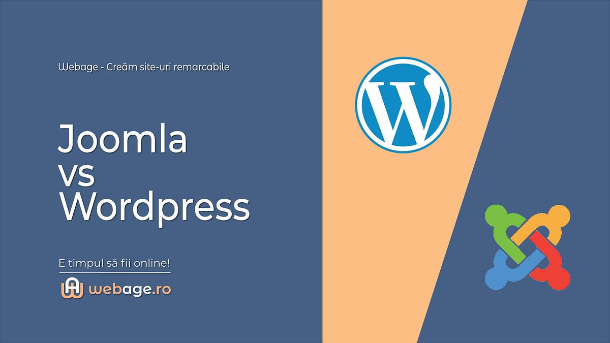 Joomla vs Wordpress - Webage Web Design - Medium