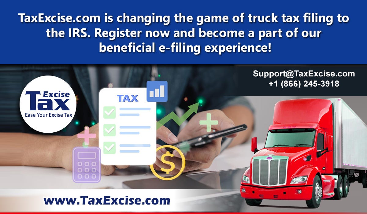 How TaxExcise.com is revolutionizing Form 2290 E-filing! | by ThinkTrade Inc. | Federal Tax ...