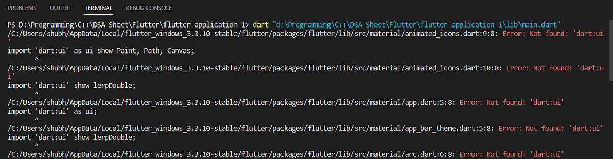 Troubleshooting Error Dart Library ‘dartui Is Not Available On This Platform ‘dartui 9546