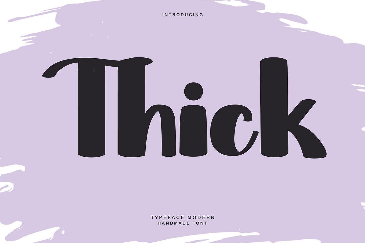Thick Font | by Sophiasculpt | May, 2024 | Medium