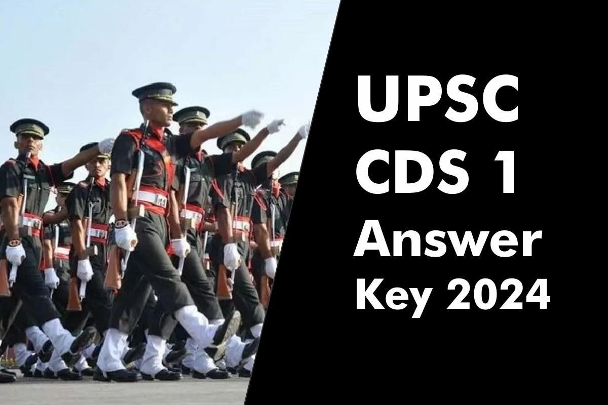 UPSC CDS 1 Answer Key 2024 | by Need Sarkari Job | Apr, 2024 | Medium