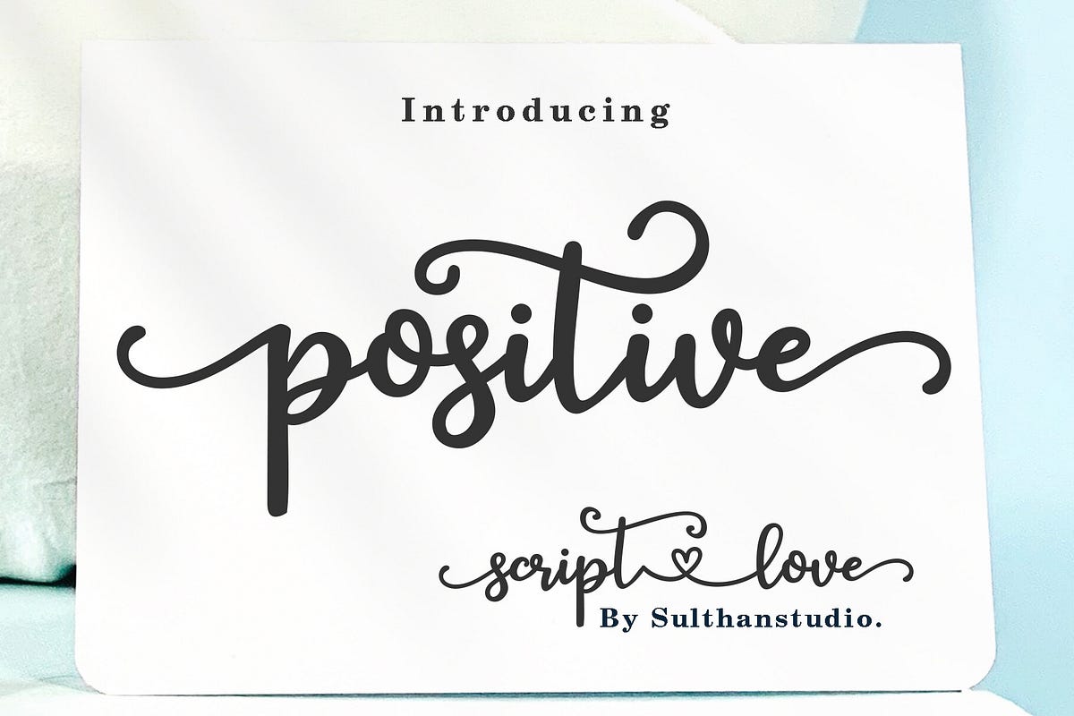 Positive Font - Datadreamer - Medium