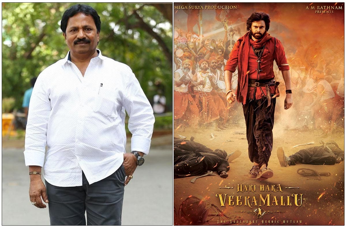 AM Rathnam shares Hari Hara Veera Mallu update. Power Star Pawan Kalyan ...
