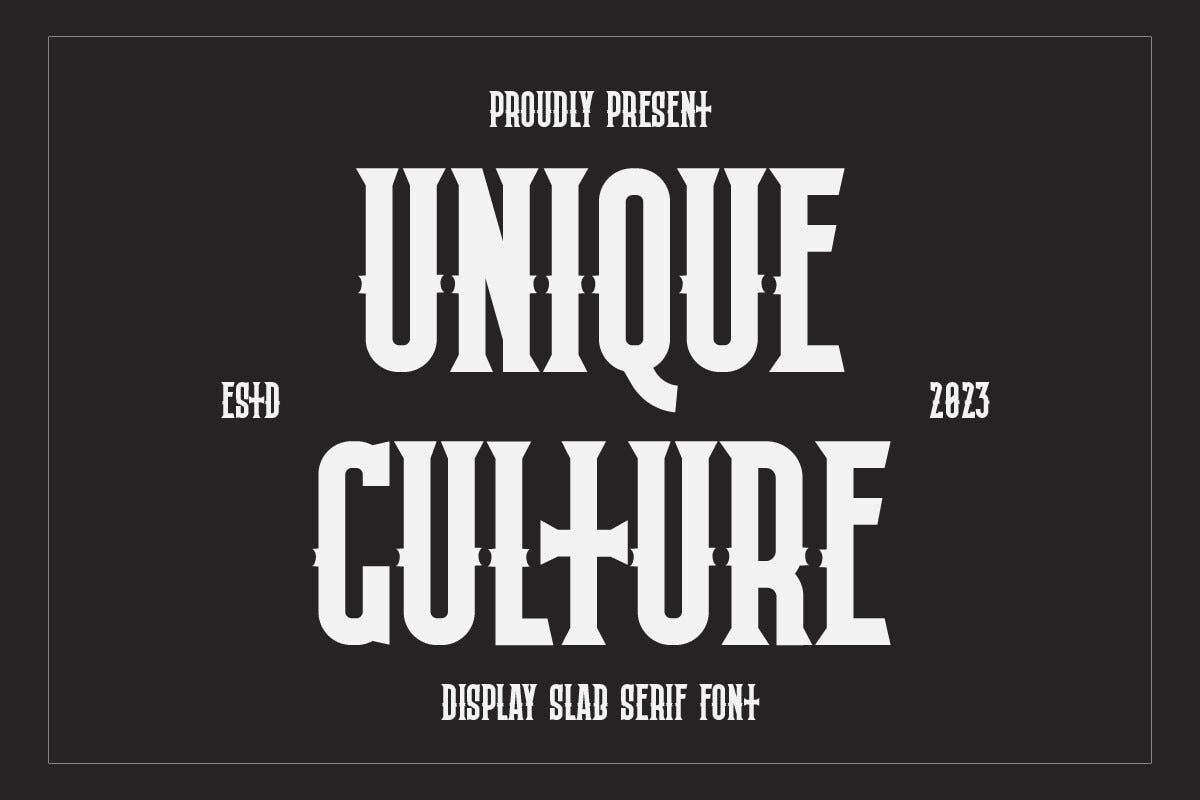 Unique Culture Font | by Miamosaic | Apr, 2024 | Medium