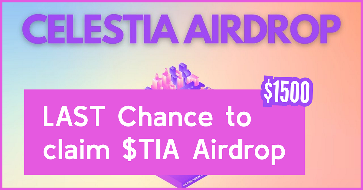 🎉 Celestia Saison 2 Genesis: Deine Chance, $TIA Tokens zu ergreifen! 🛸 | by Blockchain Blink ...