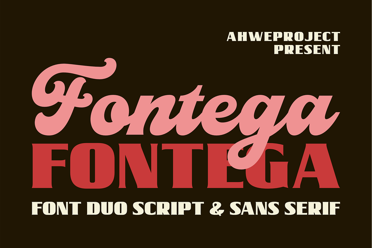 Fontega Duo Font - Solarasculpt - Medium