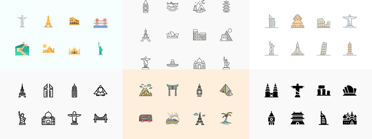 Best Heritage icons on World Heritage Day | by Iconscout | Iconscout ...