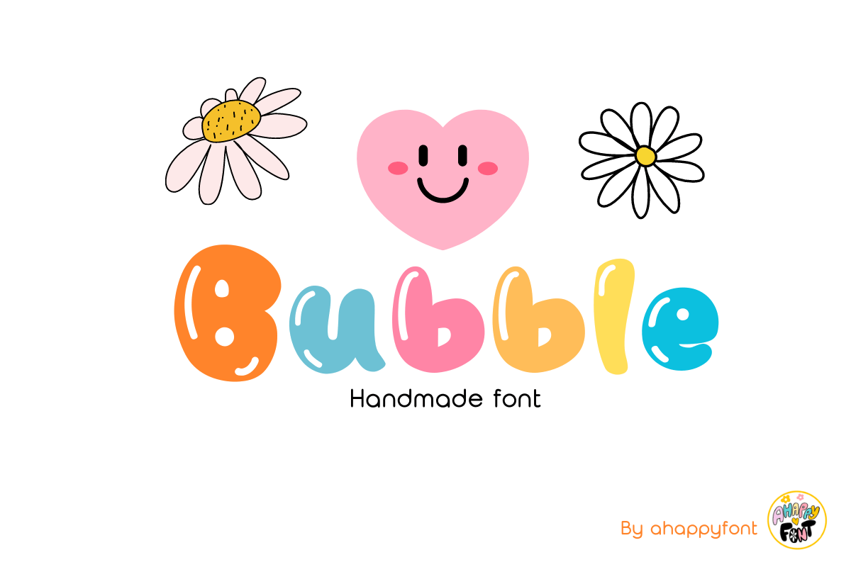 Bubble Font - Miamosaic - Medium