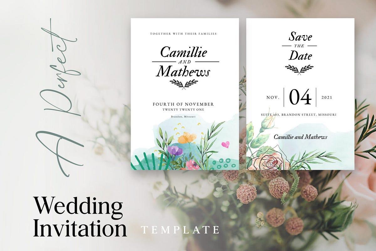 Elegant Wedding Invitation Set — The Perfect Blend of Style and ...