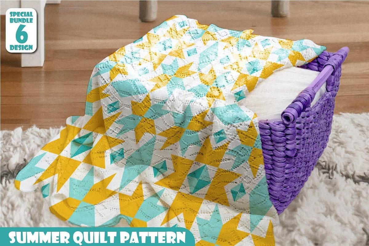 Summer Quilt Pattern (Quilt Patterns) | by Vectorval | Apr, 2024 | Medium