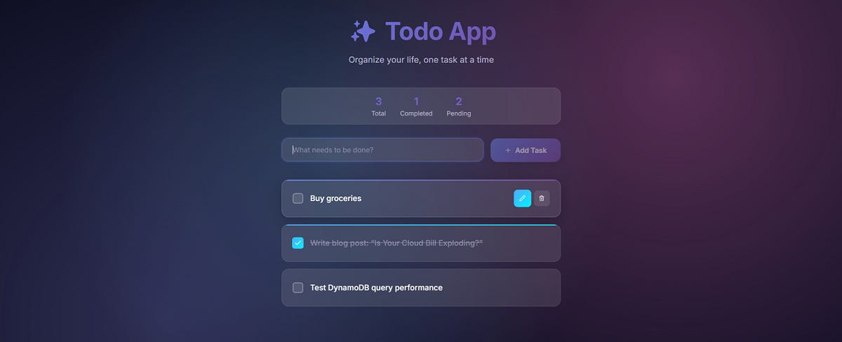 Building a Serverless Todo App on AWS with Terraform and GitHub Actions | by Hasan Ashab | Sep ...