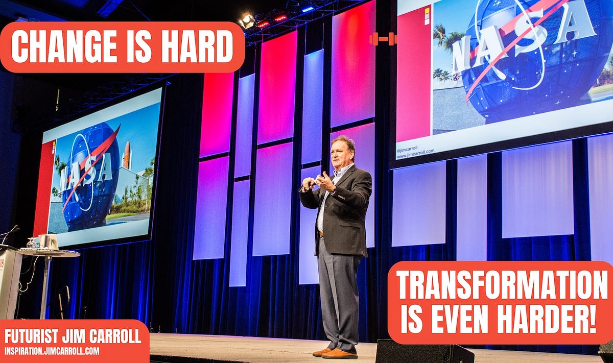 Transformation. “Change is hard. Transformation is even… | by Futurist ...