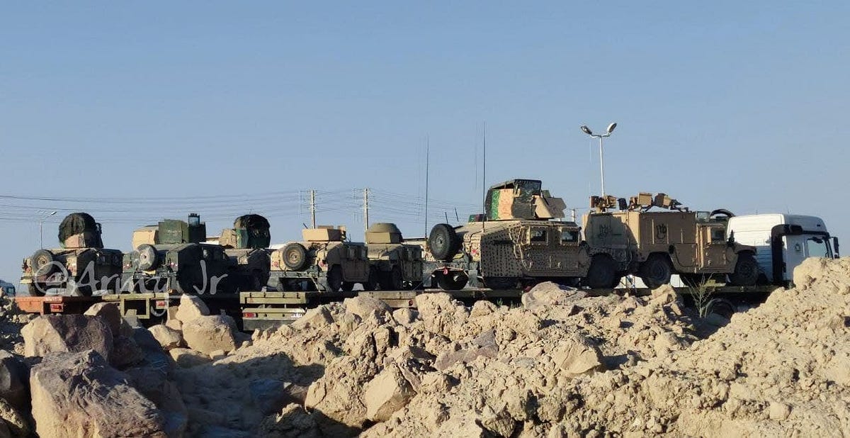 Several US military armored vehicles spotted in Iran | by Abegail Jacob ...