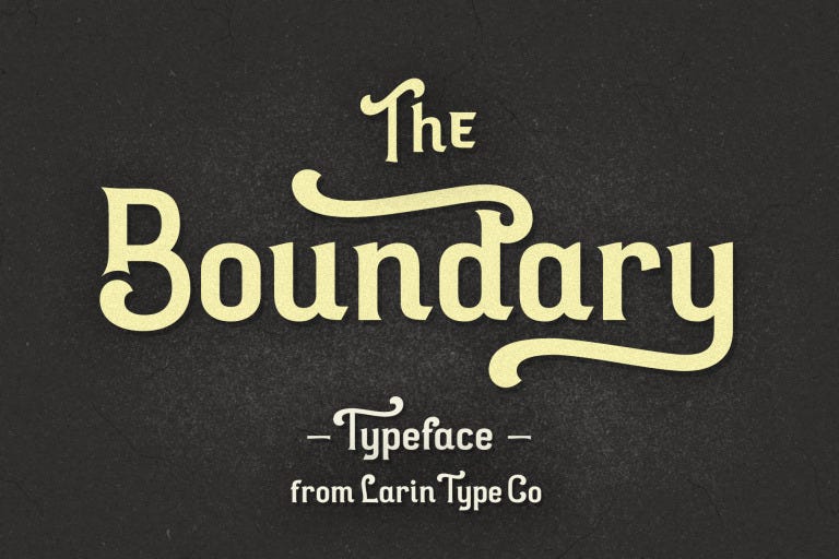 Boundary Font - kaisunnan8 - Medium