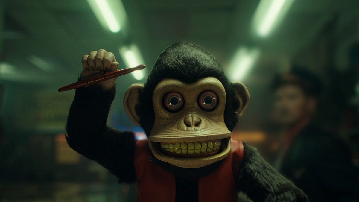“The Monkey” Review | Osgood Perkins Goes Bloody Bananas | by Ryan ...