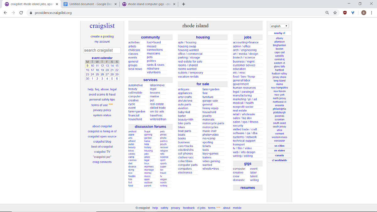 Craigslist UI: Why bad-looking != bad | by Bill Ma | Medium