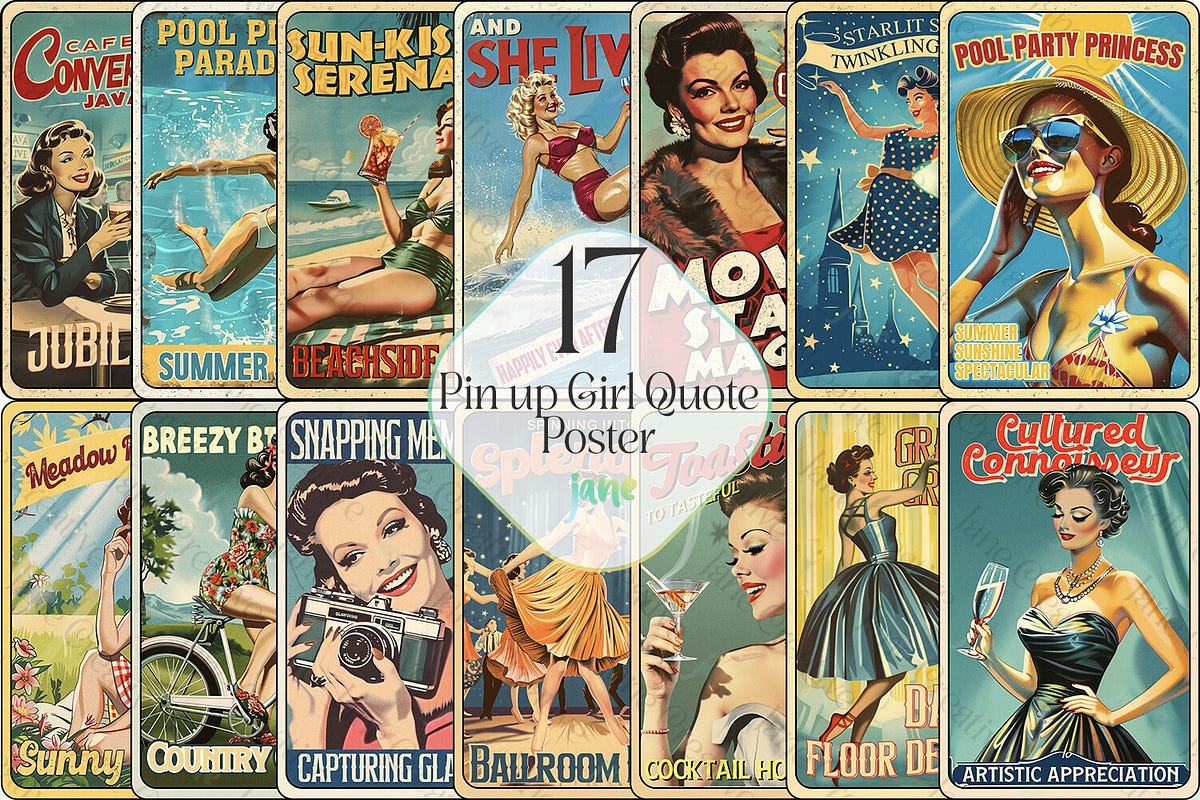 Funny Pin-up Quote Poster Sublimation - Sparksasha - Medium