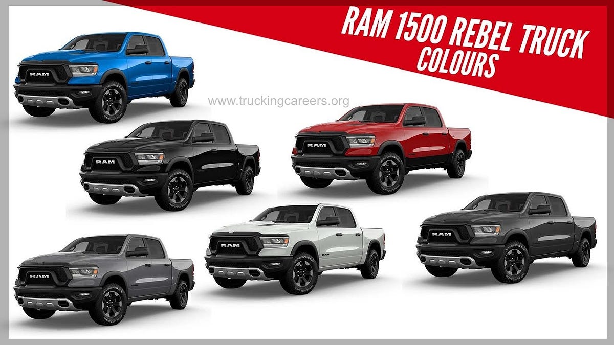 2024 Ram 1500 Colors — Check the Latest Options in Ram 1500 Palette ...