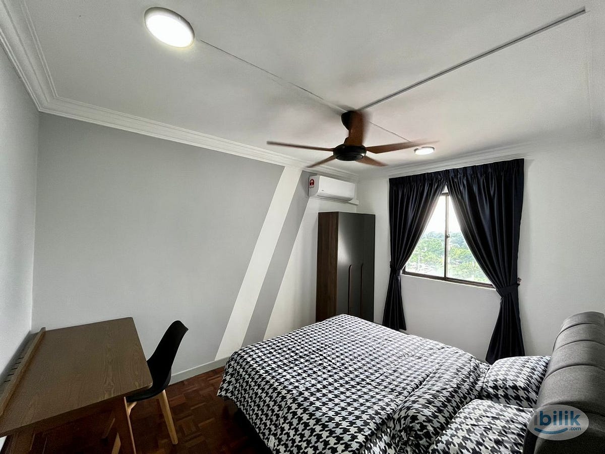 Middle Room at Kenanga Point, Pudu KL Walking Distance to LRT Pudu Hang ...