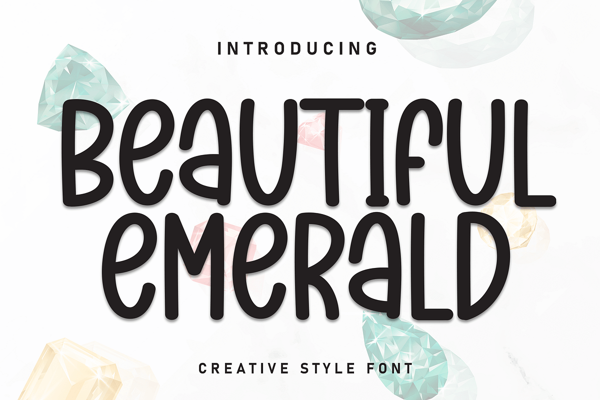 Beautiful Emerald Font - Nebulacraft - Medium