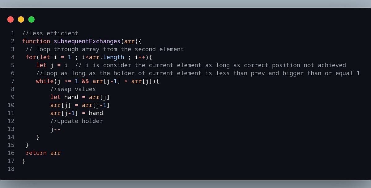 Insertion Sort Algorithm. Today I will talk about lesson 2 in… | by ...