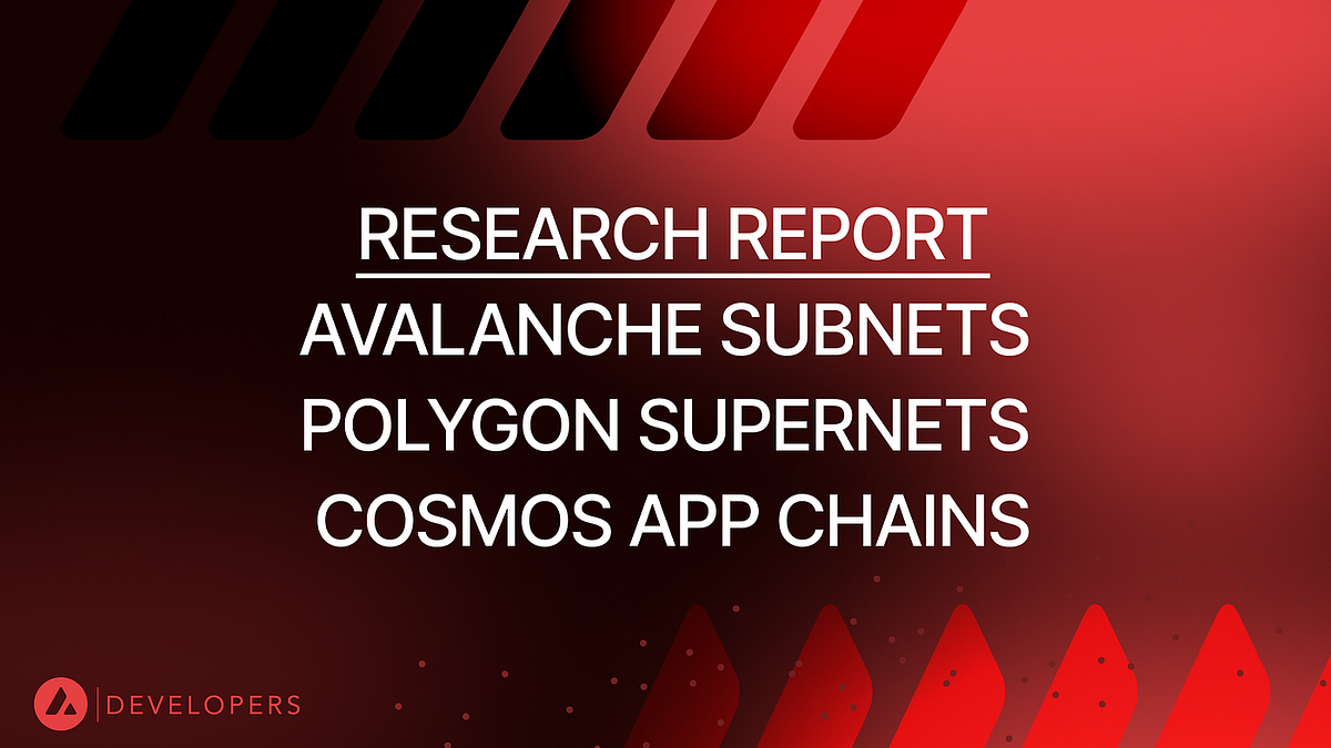 Report di ricerca sulle Subnet Avalanche, le Supernet di Polygon e le ...