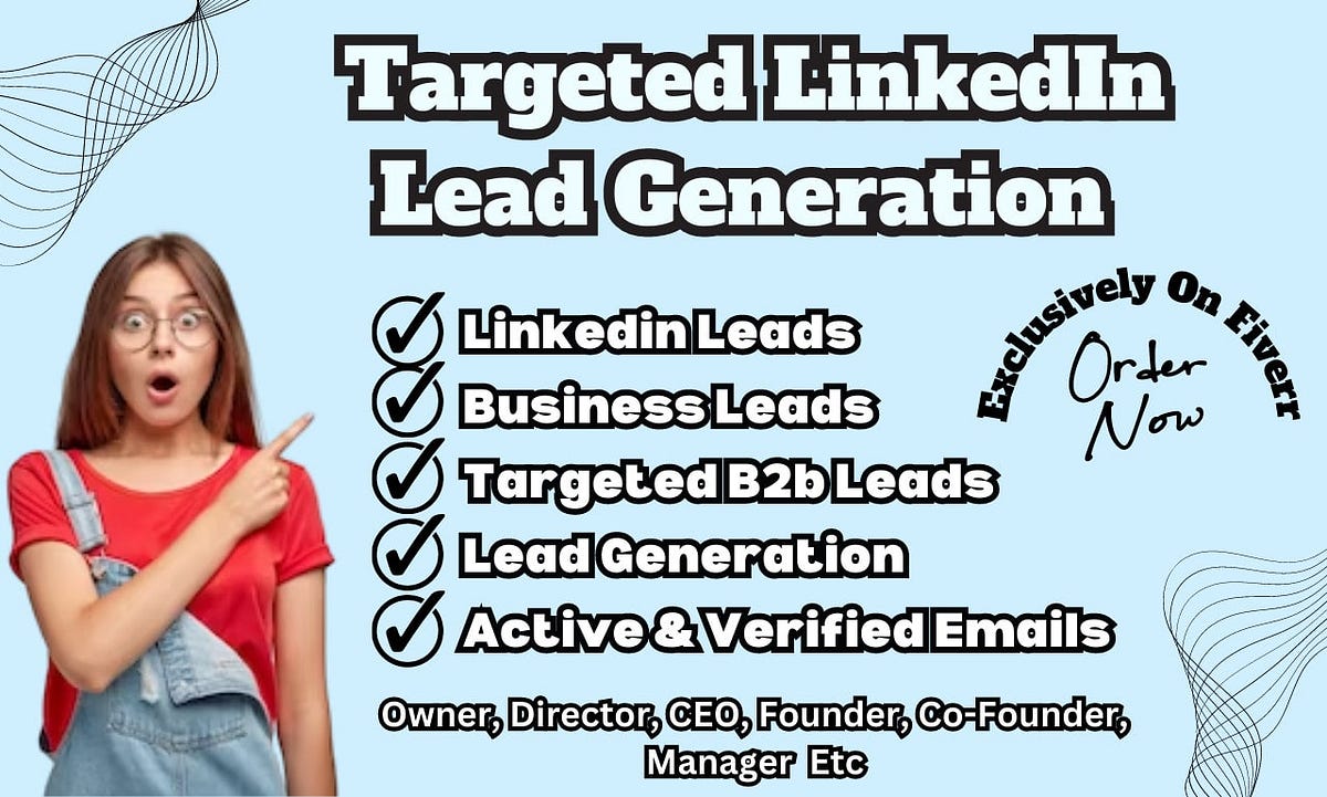 I will do super fast LinkedIn lead generation accurately from apollo - Pro Marketer - Medium