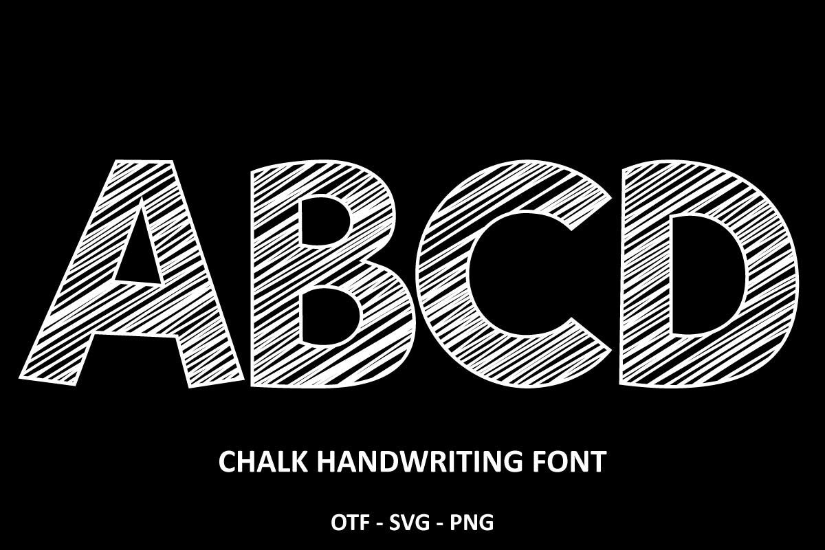 Chalk Handwriting Font - Vectorval - Medium