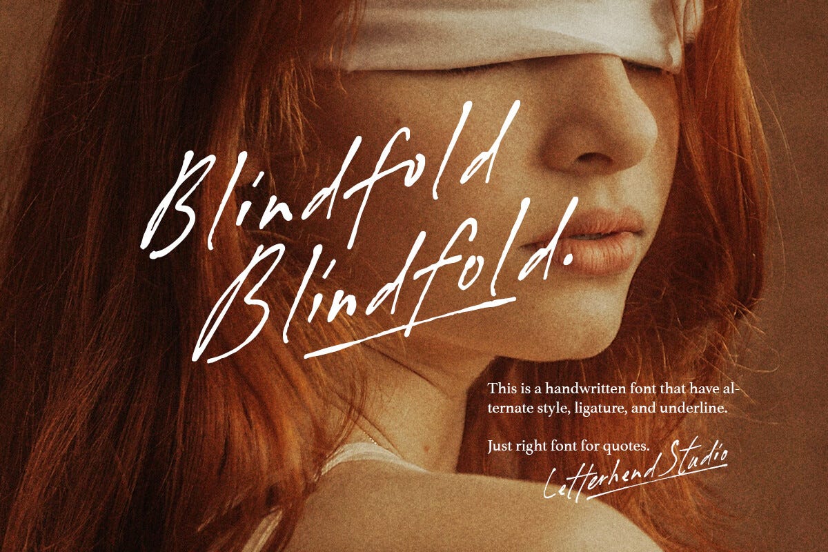 Blindfold Font Free | by Codechimera | Jul, 2024 | Medium