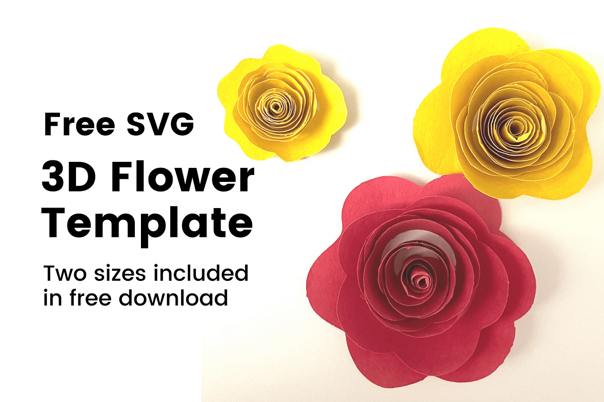 3D Flower Template | by Vectorverve | Medium
