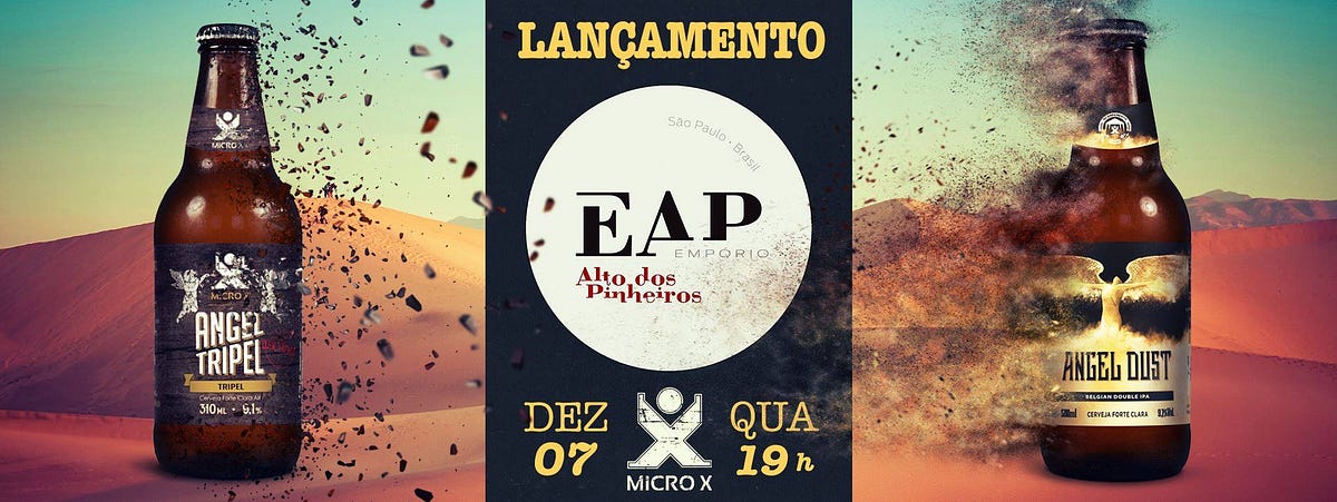 Microcervejaria X lança a Angel Dust, rótulo colaborativo com a ...