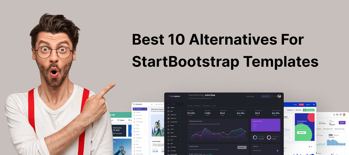 Best 10 alternatives for Start Bootstrap Templates | by BootstrapDash ...