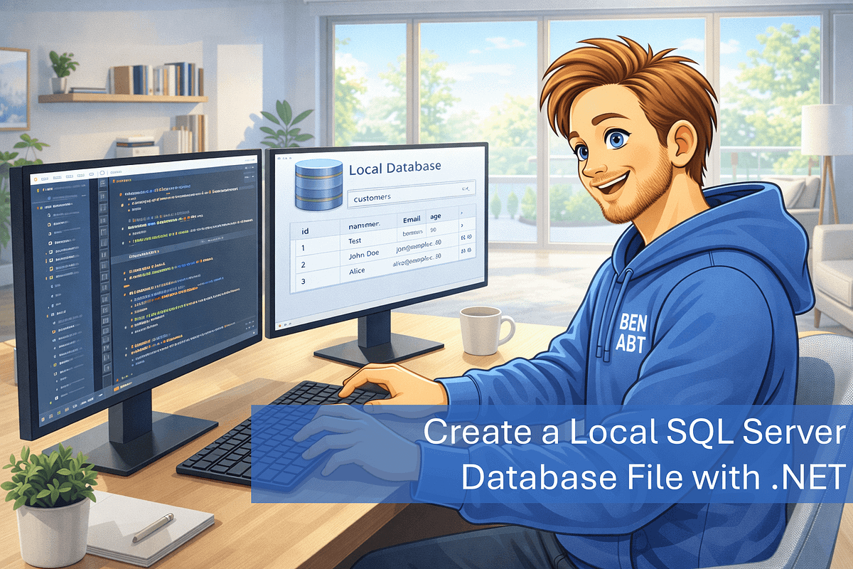 Create a Local SQL Server Database File with .NET | BEN ABT | by BEN ...