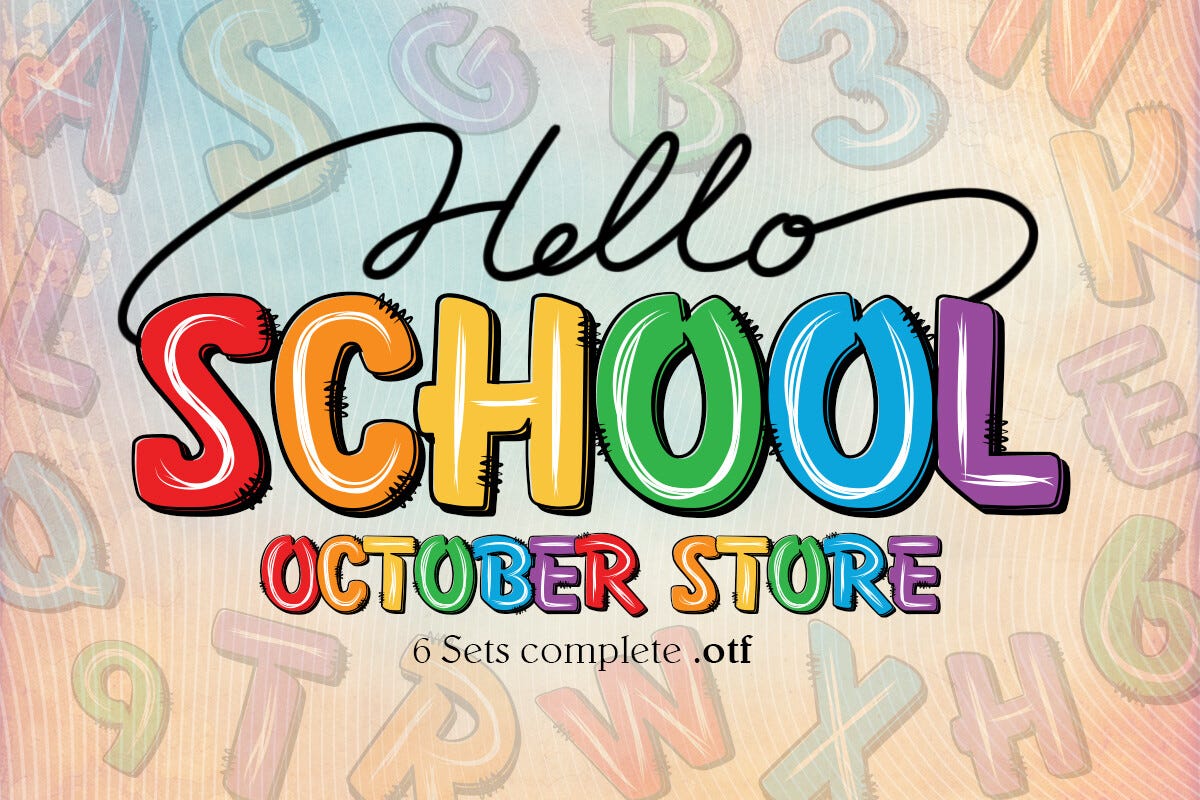 Hello School Font Free | by Luminouslore | Medium