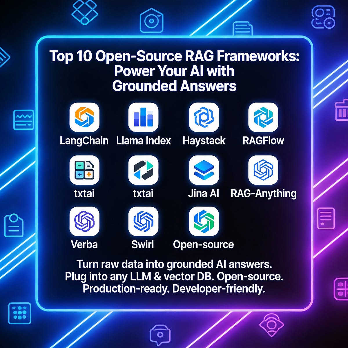 Top 10 Open-Source RAG Frameworks: Power Your AI with Grounded Answers ...