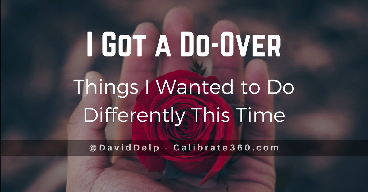 Getting a Do-Over. Did you ever wish you had a do over? I… | by David ...