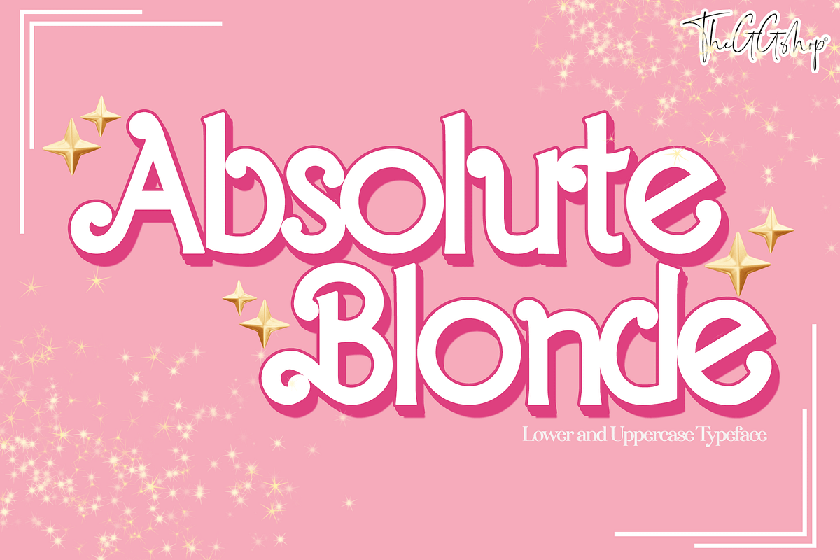 Absolute Blonde Font - CraftSerenade99 - Medium