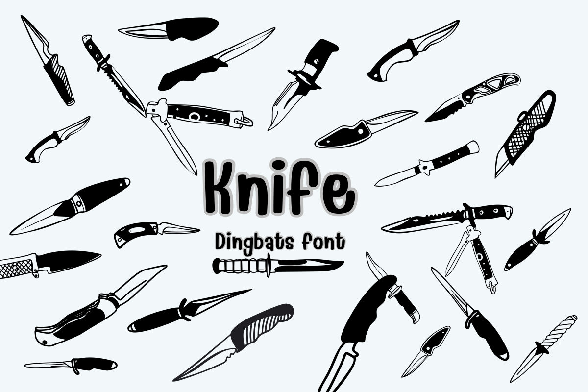 Knife Font | by Sophiasovereign | Medium