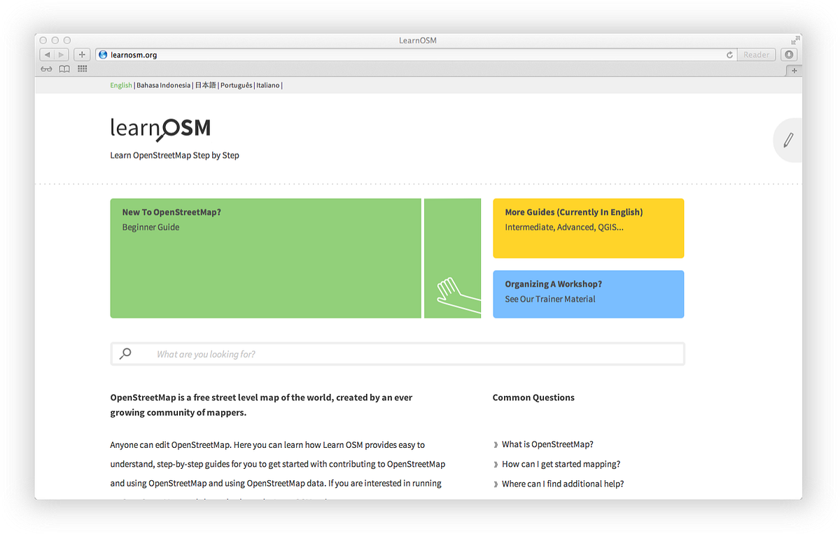 LearnOSM Launches with New Design | by Mapbox | maps for developers