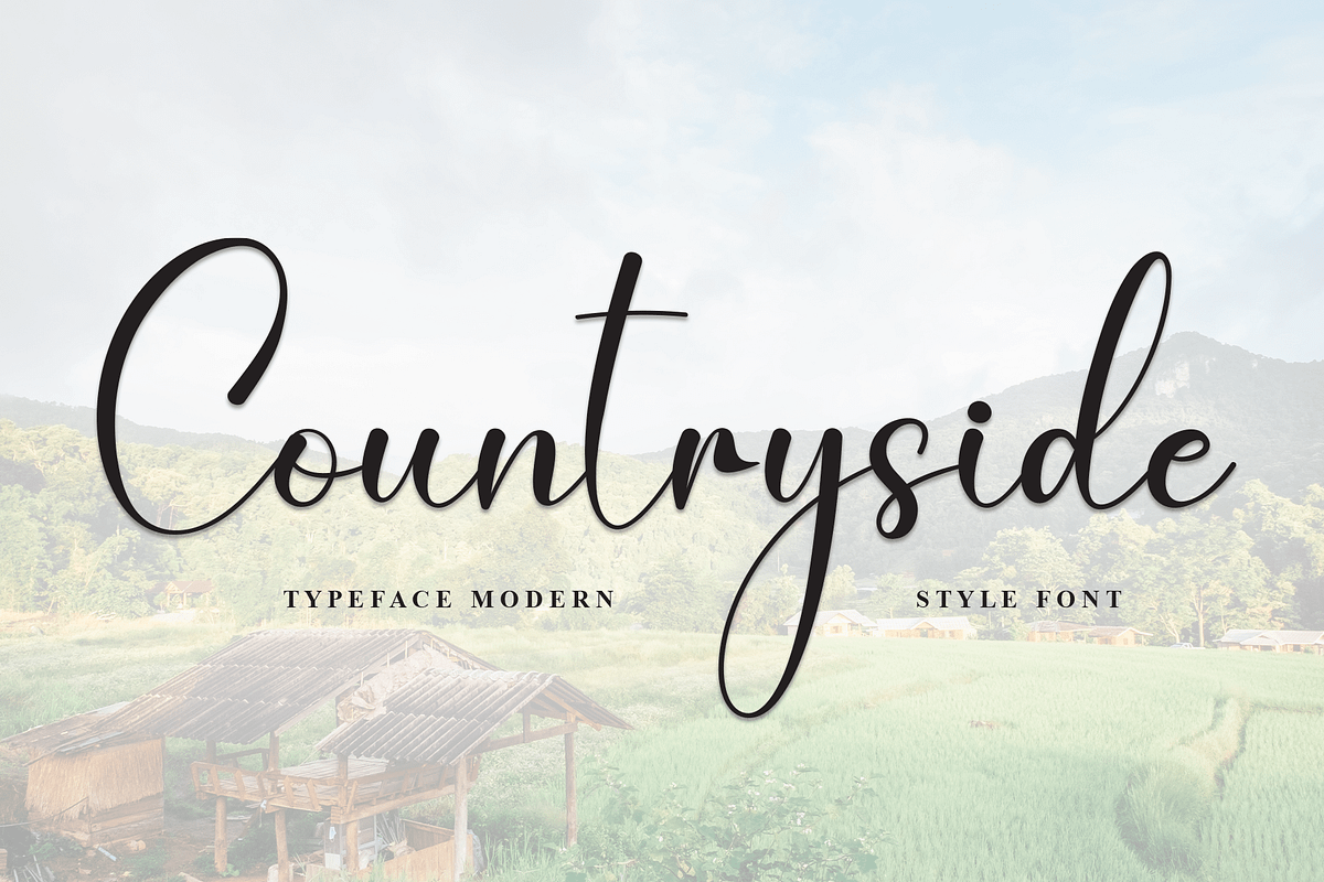 Countryside Font | by Chloechronicle | Medium
