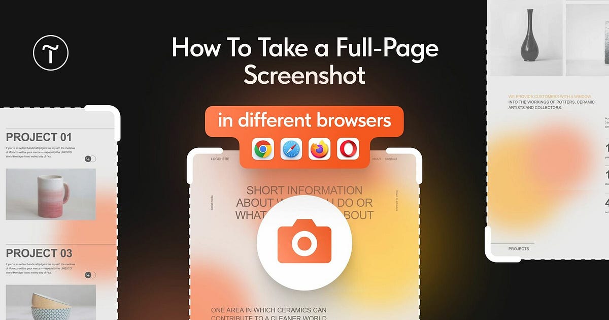 How To Screenshot an Entire Page - Tilda Publishing - Medium