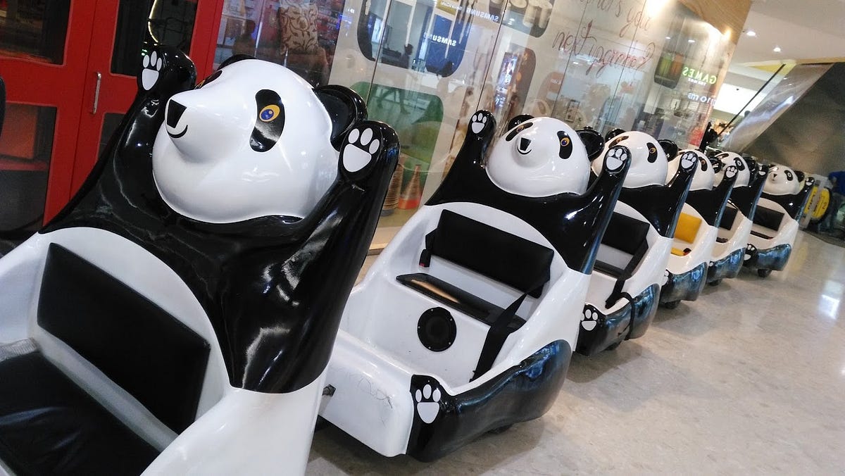 Time To Board the Giant Panda Express Toy Train | by Vidya Sury ...
