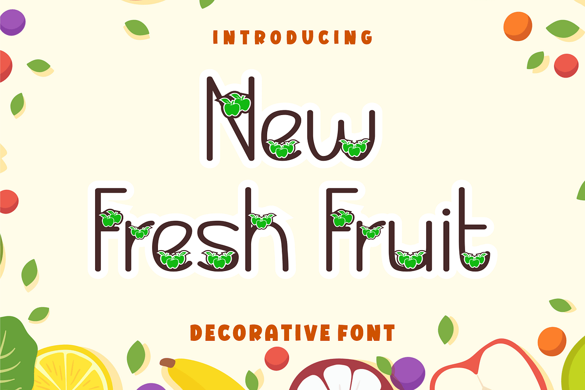New Fresh Fruit Font | by Lilyluminate | May, 2024 | Medium