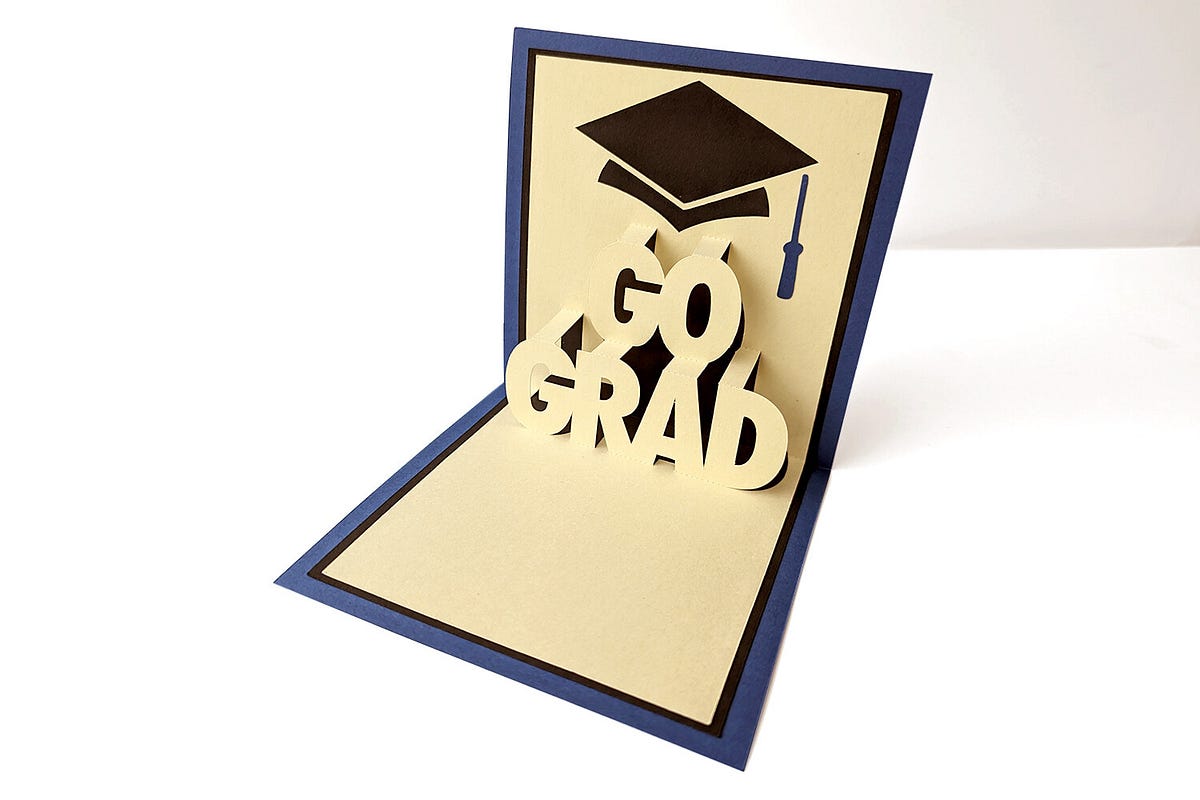 Go Grad with Cap Pop Up Card SVG | by Izukumi | May, 2024 | Medium