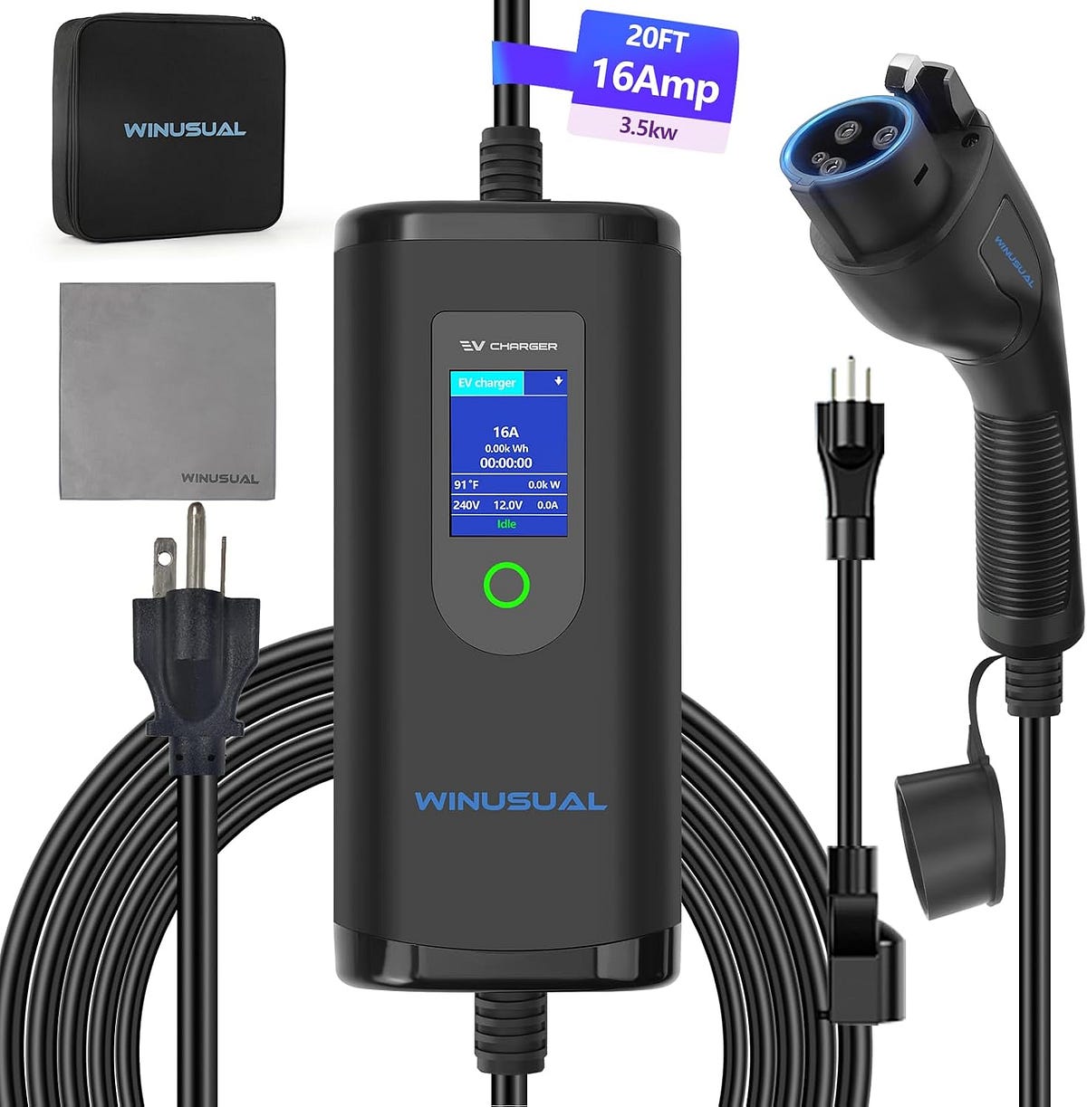 Portable Level 1 & 2 EV Charger Review: A Comprehensive Look | by ...