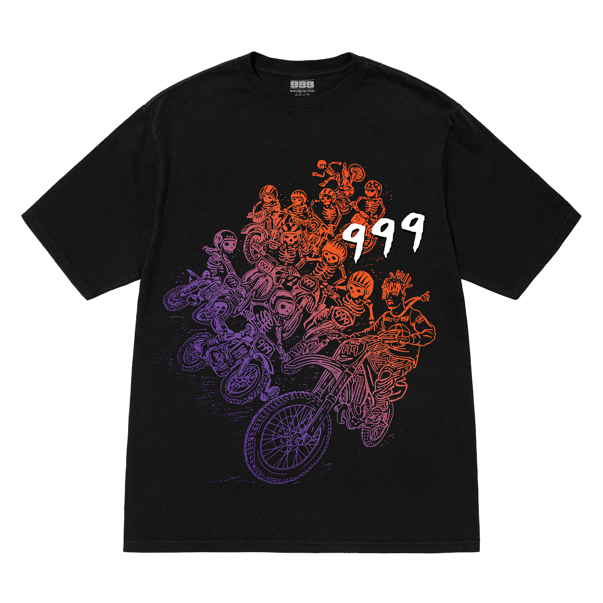 Midnight Rider Tee CL2211 - Juice Wrld Merchandise Store - Medium