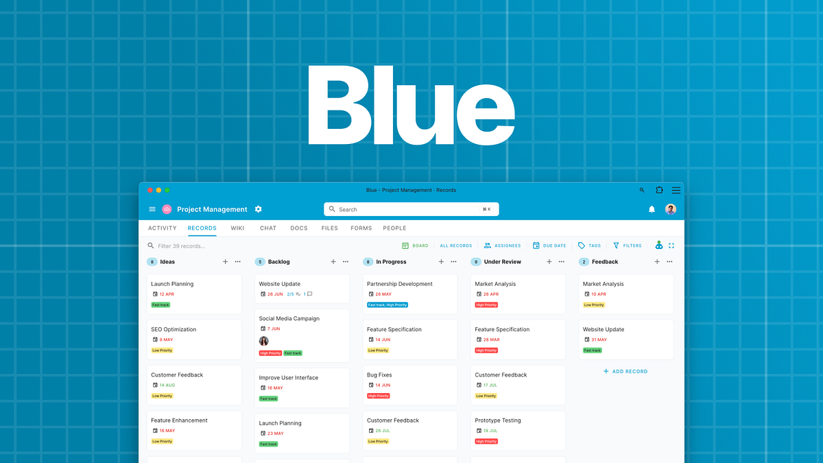 Blue: Accelerate Team Efficiency with Intuitive Project Management and ...