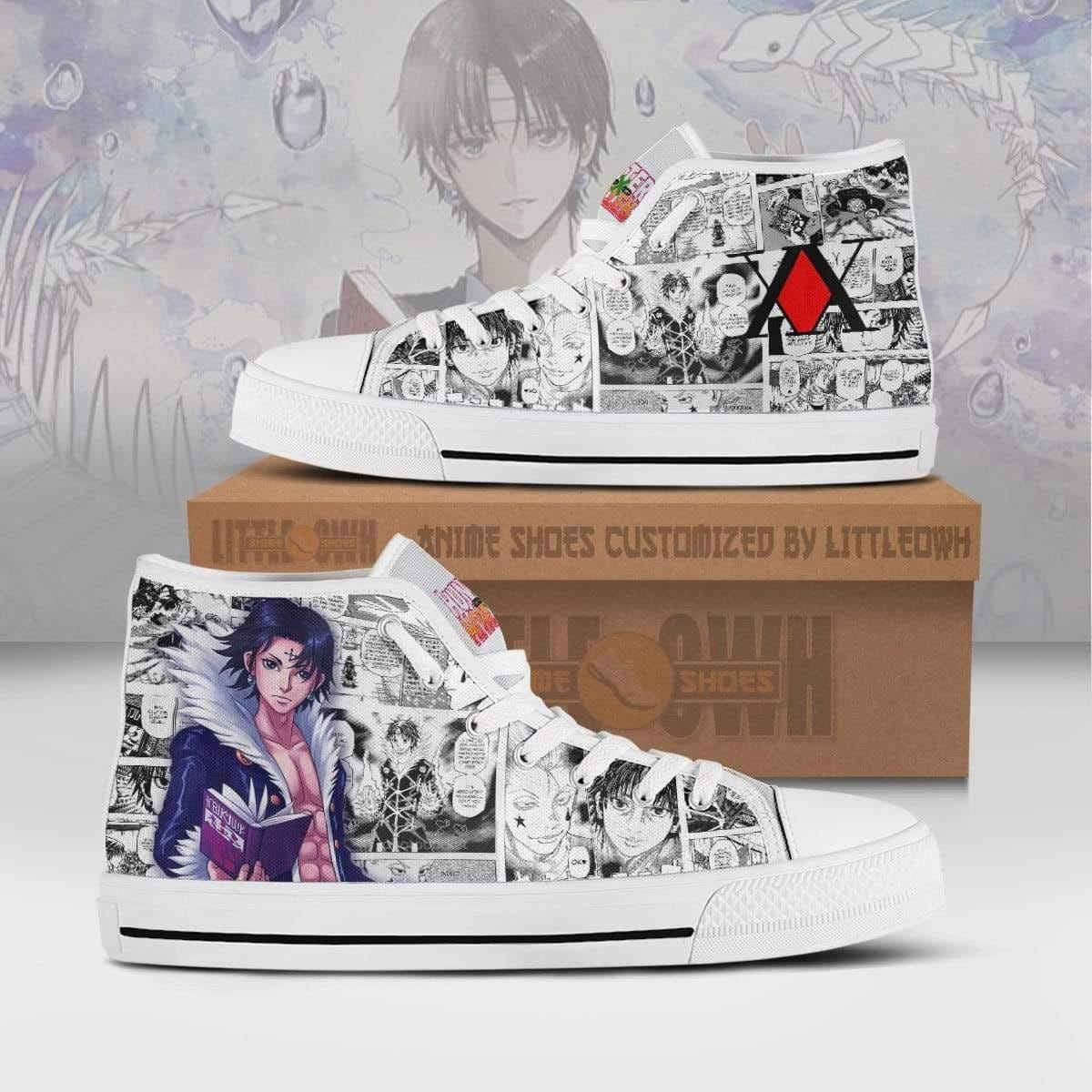 Hunter X Hunter Shoes Anime High Tops Custom Sneakers Chrollo Lucilfer ...